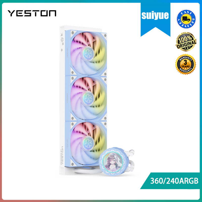 yeston Chiguo Sakura Pupil Flower Wedding 360/240ARGB Integrated Water ...