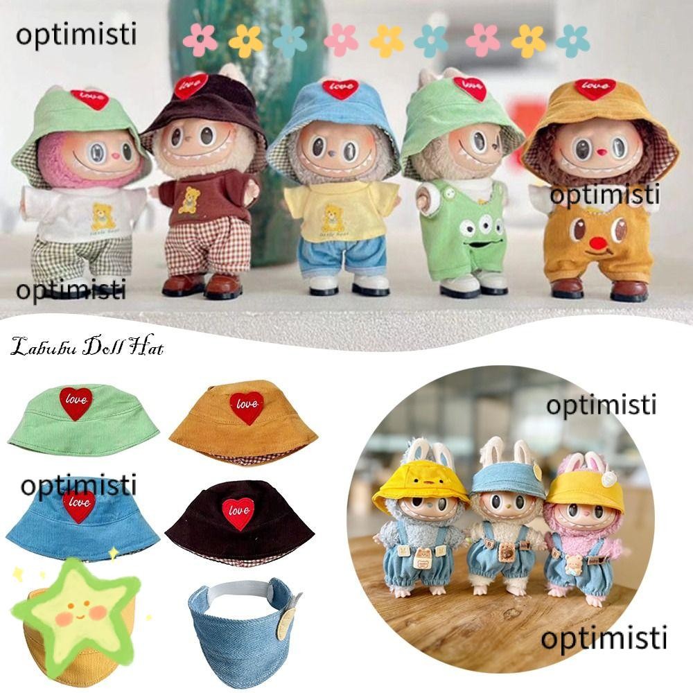 OPTIMISTI Labubu Doll Hat, Labubu Time To Chill Filled Little Yellow ...