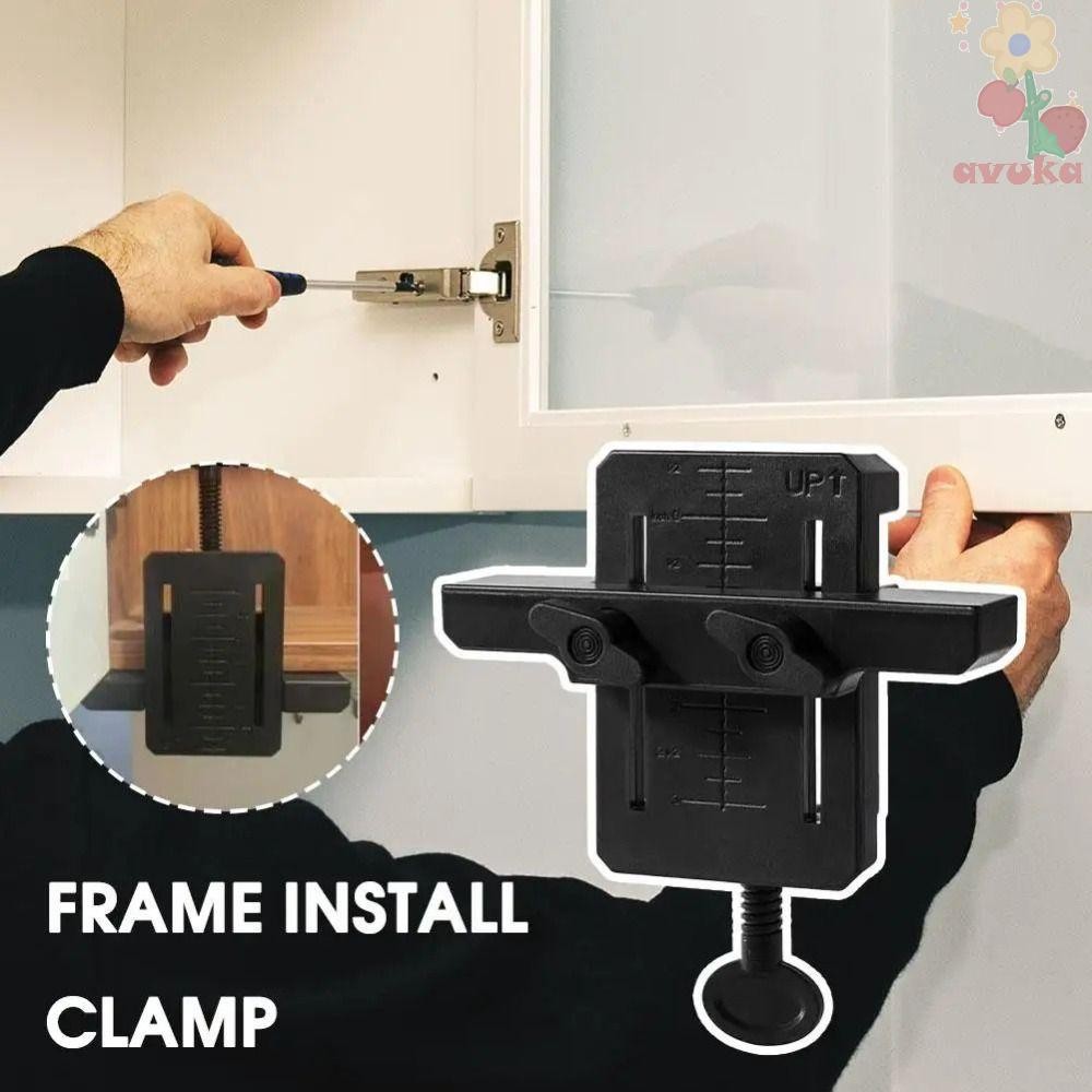 AVUKA Cabinet Door Mounting Jig, Wear-resistant Save Labor Cabinet Door ...