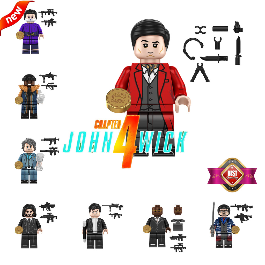 Sesuai dengan LEGO 2024 Movie John Wick: percubaan Winston-blok ...