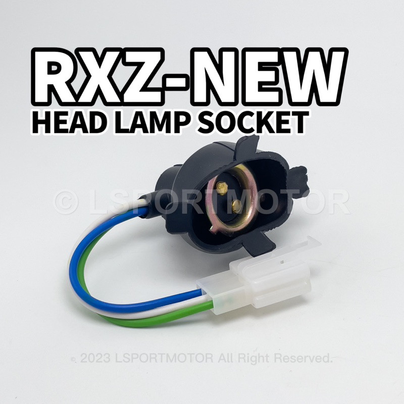 YAMAHA RXZ-NEW HEAD LAMP SOCKET FRONT DEPAN LAMPU KEPALA SOCKET WIRE WIRING RXZ NEW | Shopee ...