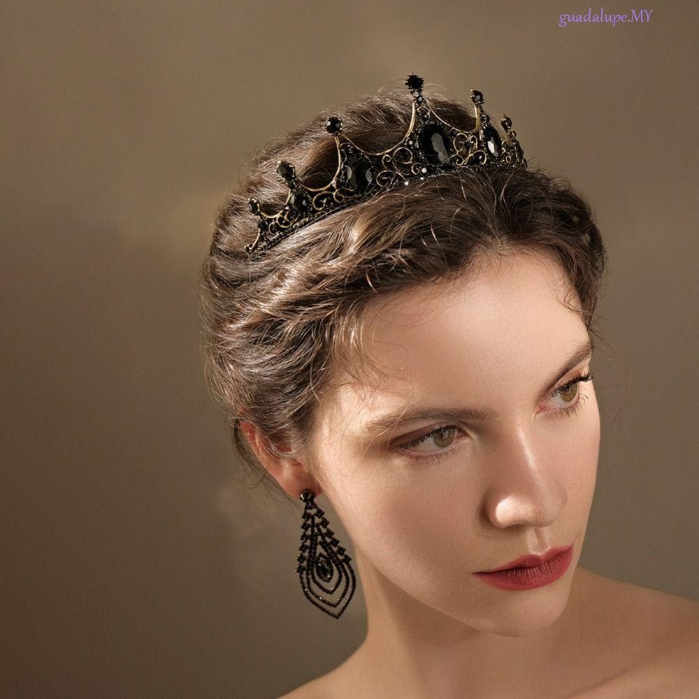 GUADALUPE Metal Princess Crowns, Hair Hoop Bar Mitzvah Crown Baroque ...