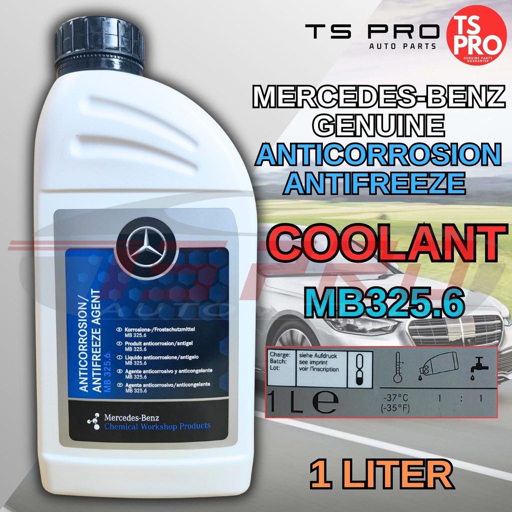 Mercedes-Benz Genuine Anticorrosion Antifreeze Coolant 1Liter Red ...
