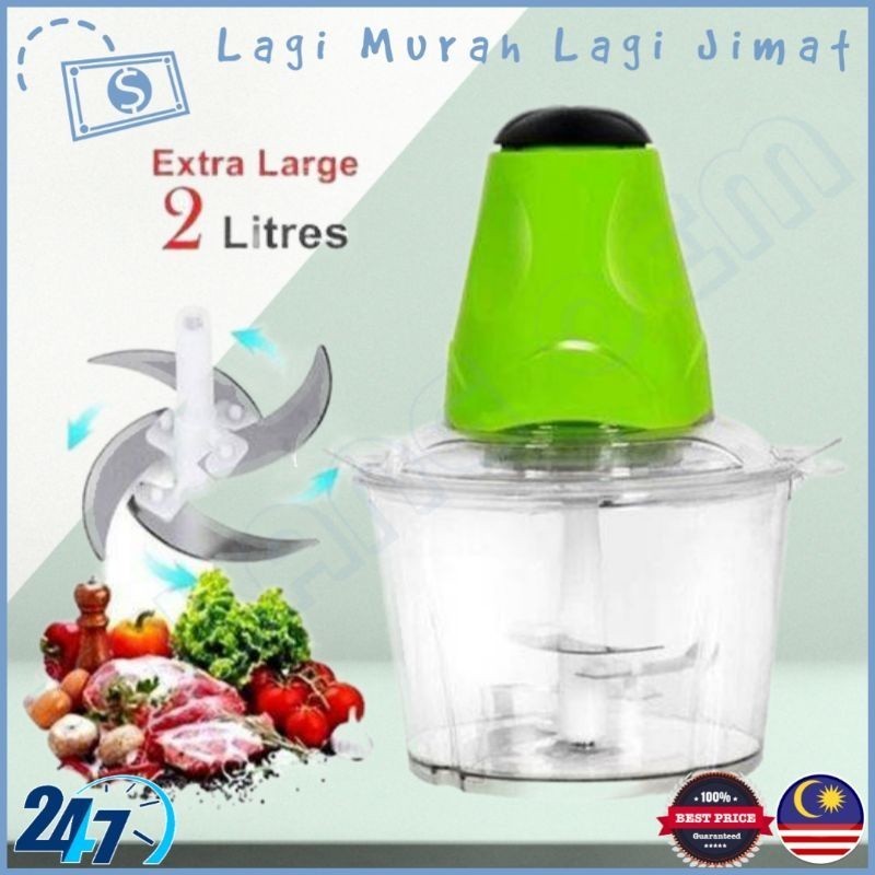 Multifunction Sharp Blade Electric Blender Meat Grinder Kitchen Chopper Mesin Pengisar Daging ...