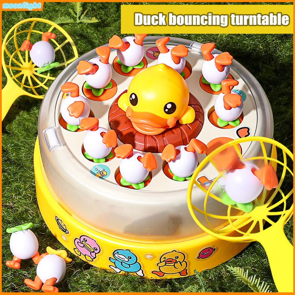 [MO] Cartoon Duck Ejecting Toy Kids Bounce Duck Game Duck Launching Game for Kids Educational ...