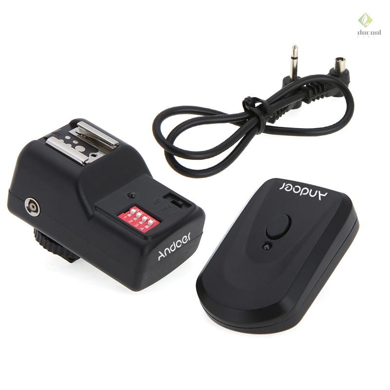 Andoer 16 Channels Radio Wireless Remote Speedlite Flash Trigger ...