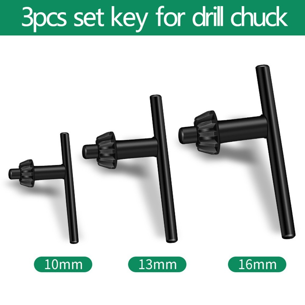 Drill Chuck Keys T-shaped Handle Enhanced Long-time Use Brightness Of ...