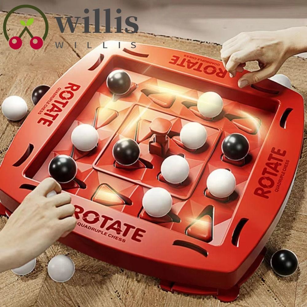 WILLIS Four in A Row Game, Educational Interactive Orbit Logic Board ...