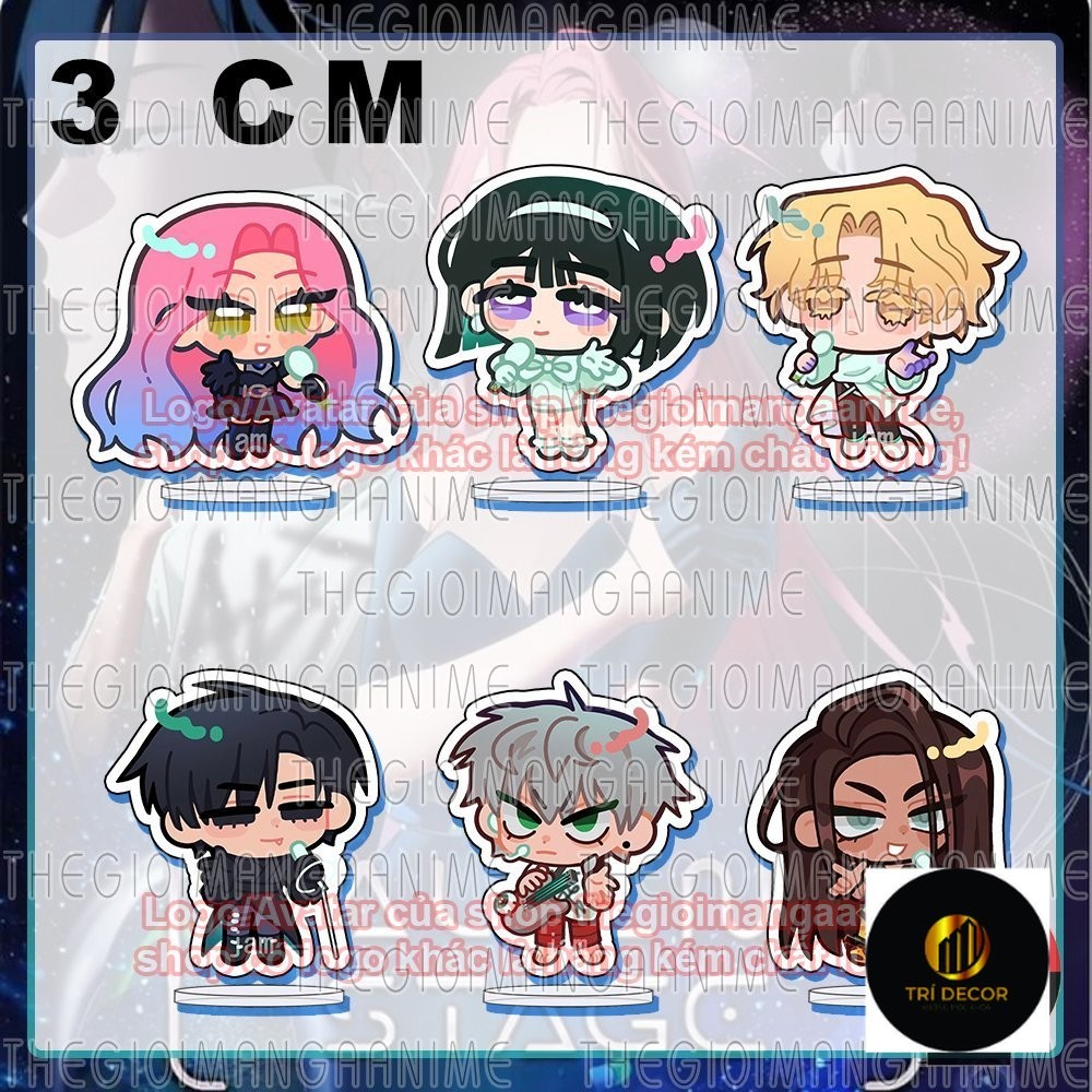 (3cm) Standee ALIEN STAGE ver PERFORMANCE chibi model acrylic standee ...