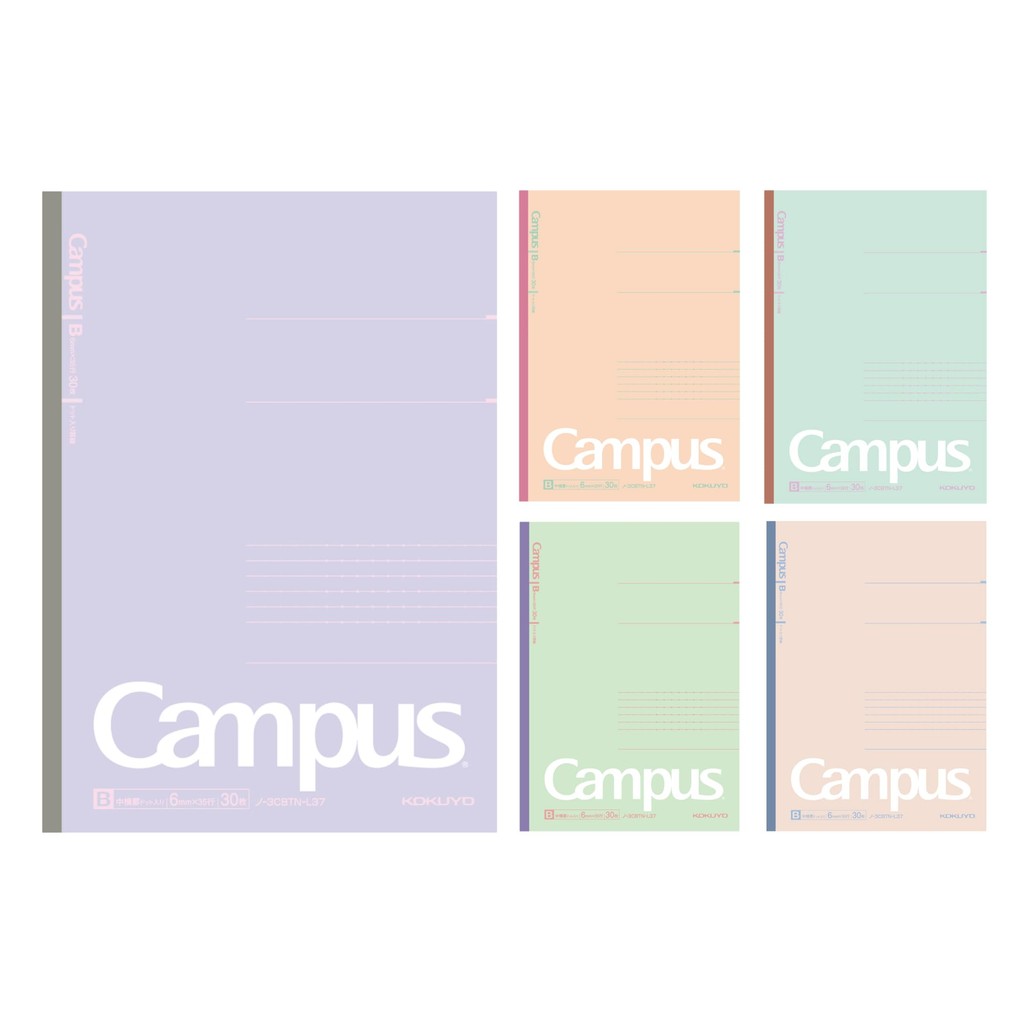 Kokuyo Campus Notebook B5 Dot B Ruled Limited Mineral Colors 5-Pack No. 3CBTN-L37X5 | Shopee ...