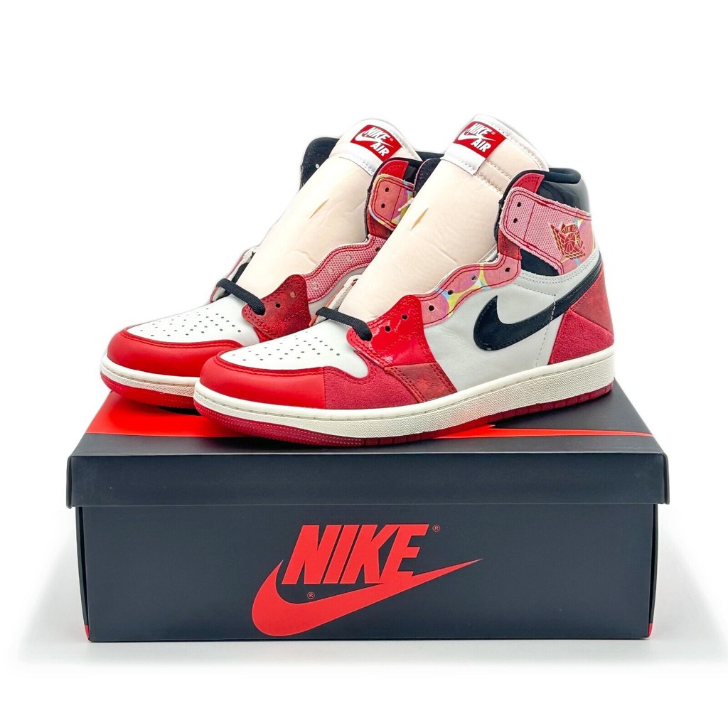 DV1748-601 Spider-Man Nike Air Jordan 1 High OG SP Across the Spider ...