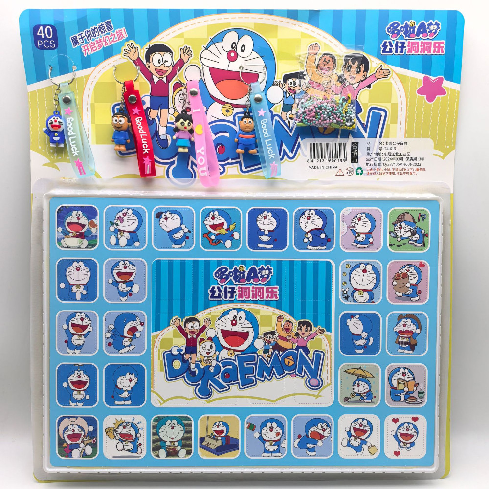 40 Holes Crayon Shin-chan Doraemon Blind Box Lottery Toys Creative ...