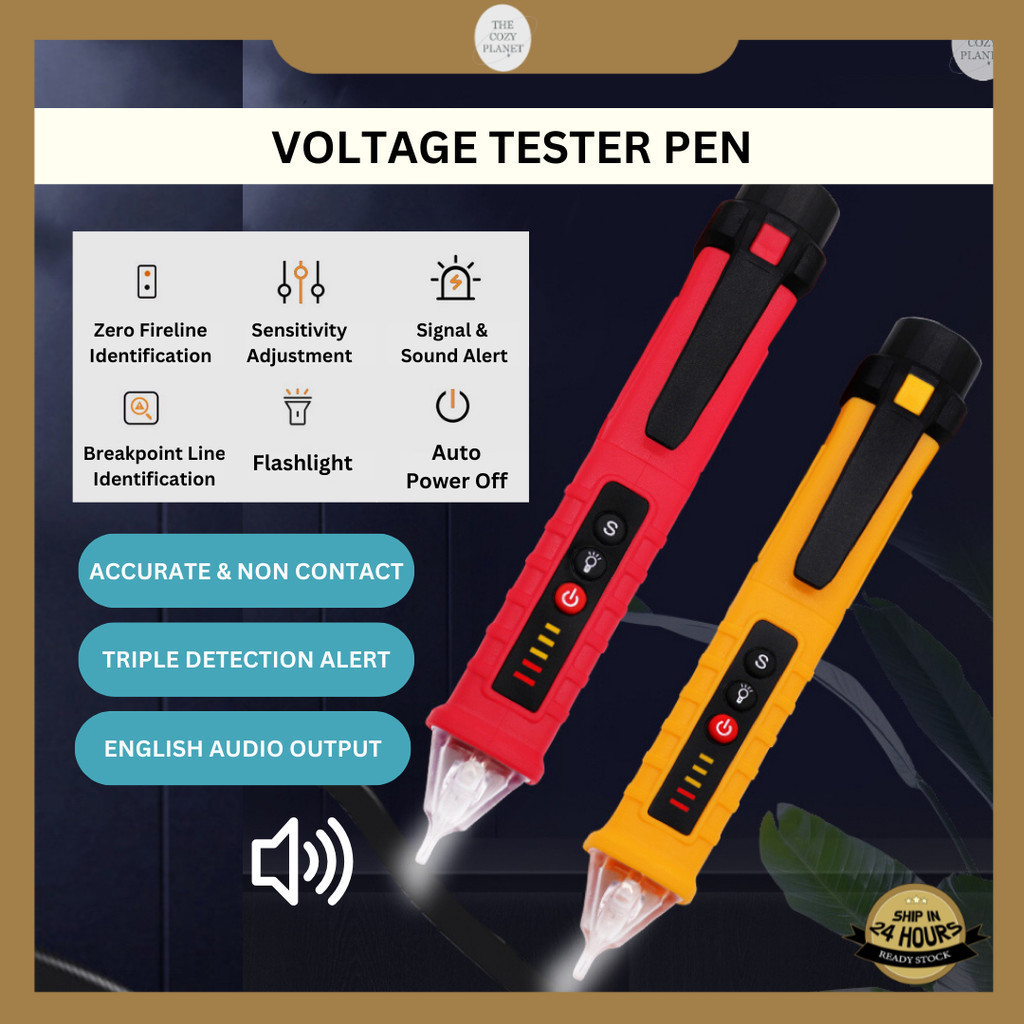 Beep Alarm Signal Alert Auto Power Off Smart Induction Test Pen Digital ...