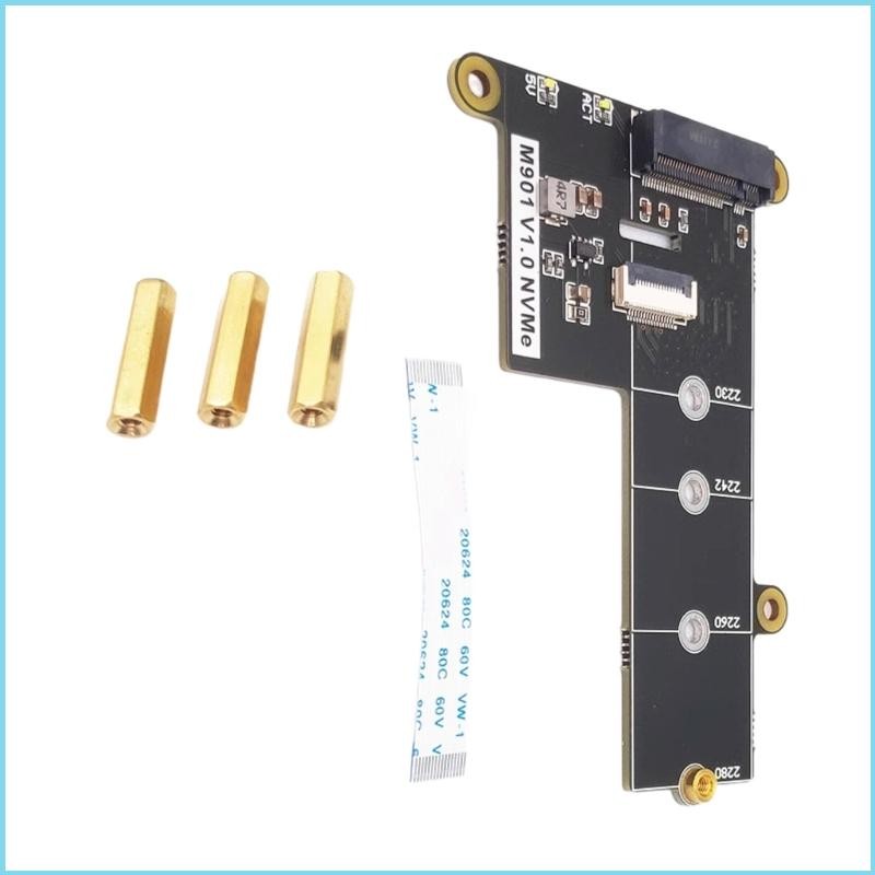 RUN PCIe NVMe Solid Disk Expansion Board For RPI 5 Supports M 2 NVMe ...