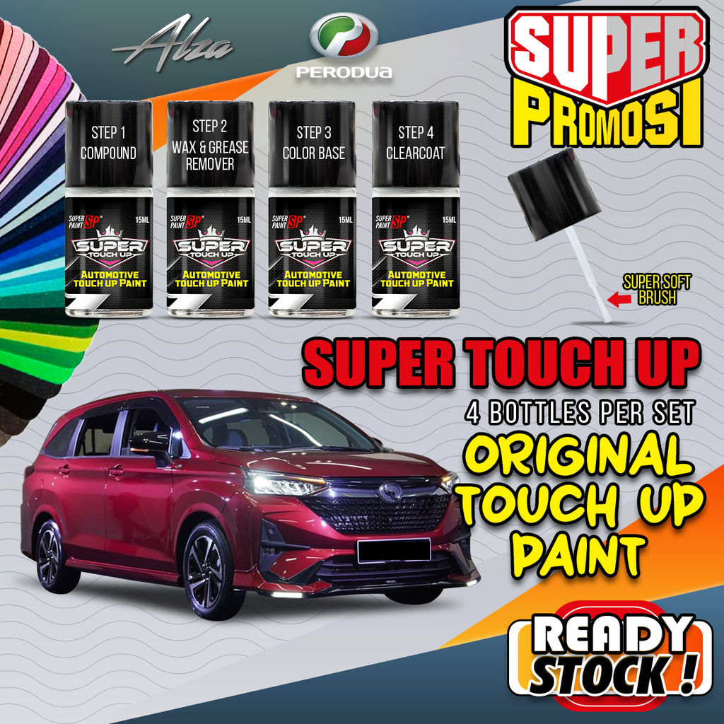 PERODUA Alza Touch Up Combo Set Original Touch Up Paint Repair Calar ...