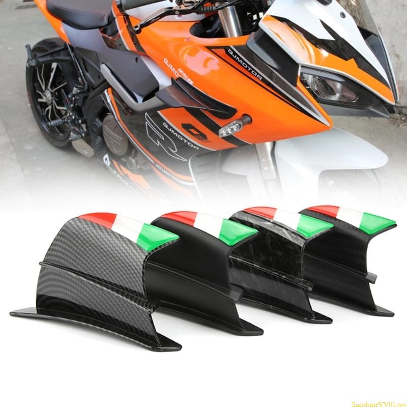 SUN Motorcycle Dynamic Spoiler Wings Winglet Aerodynamic Wing Spoiler ...