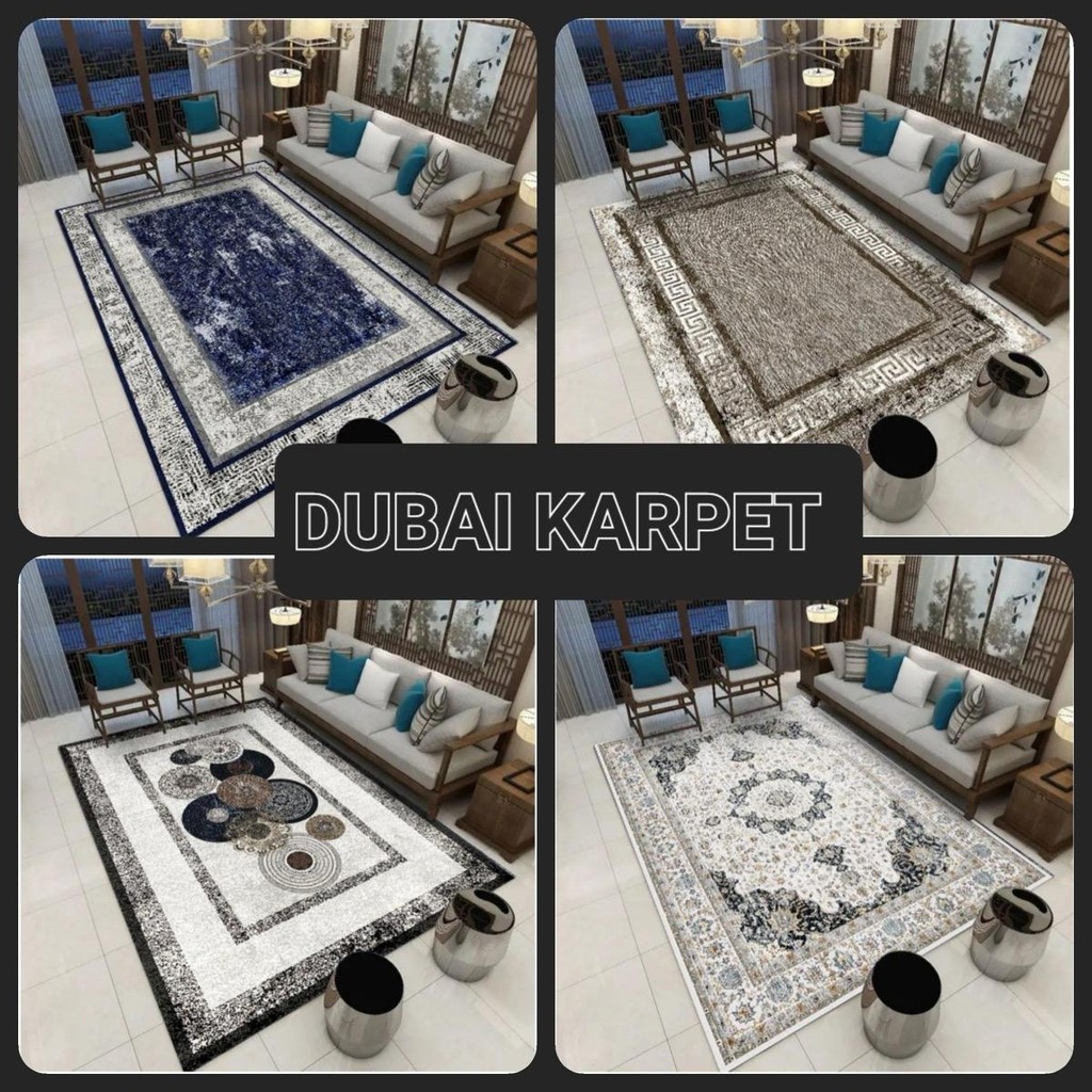 DUBAI KARPET PREMIUM EMBOSSED| Carpet Dubai | SIZE 6XL|XL|L Soft Cotton | Shopee Malaysia