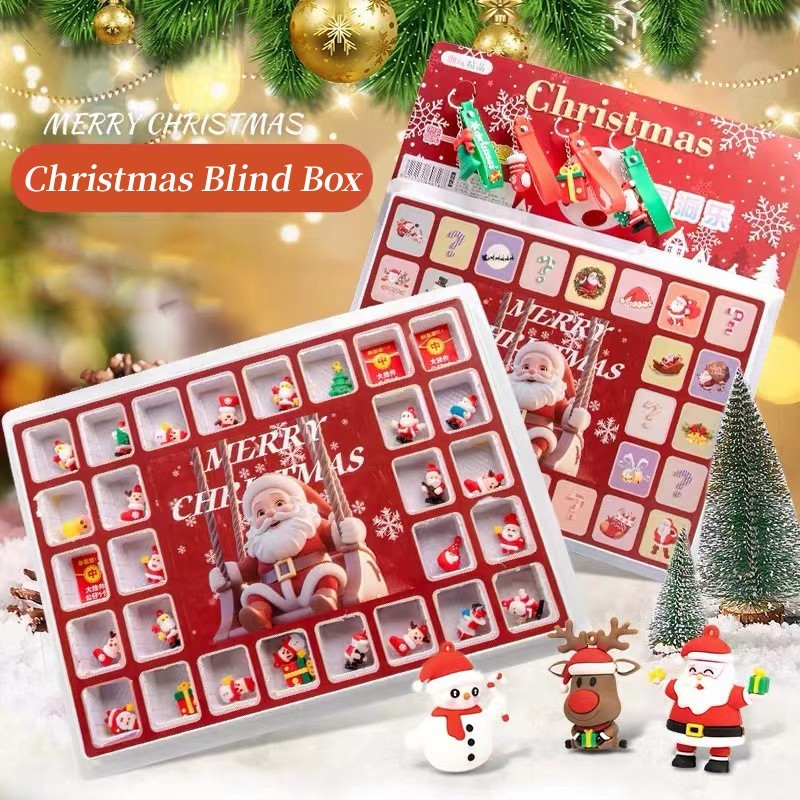 Christmas Blind Box Set -40 Unique Collectible Doll Pendants, Gifts ...