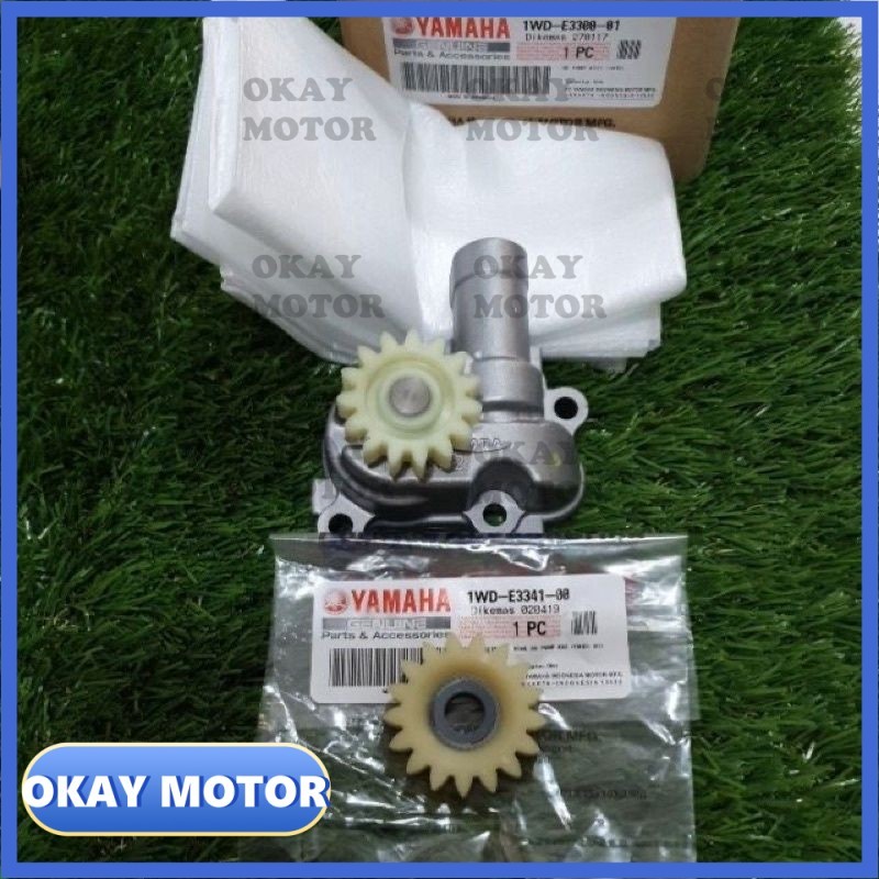 100% hong leong HLY YAMAHA YZF r25 oil pump GEAR MINYAK original 1WD-E3300-01 E3341 IDLE ...