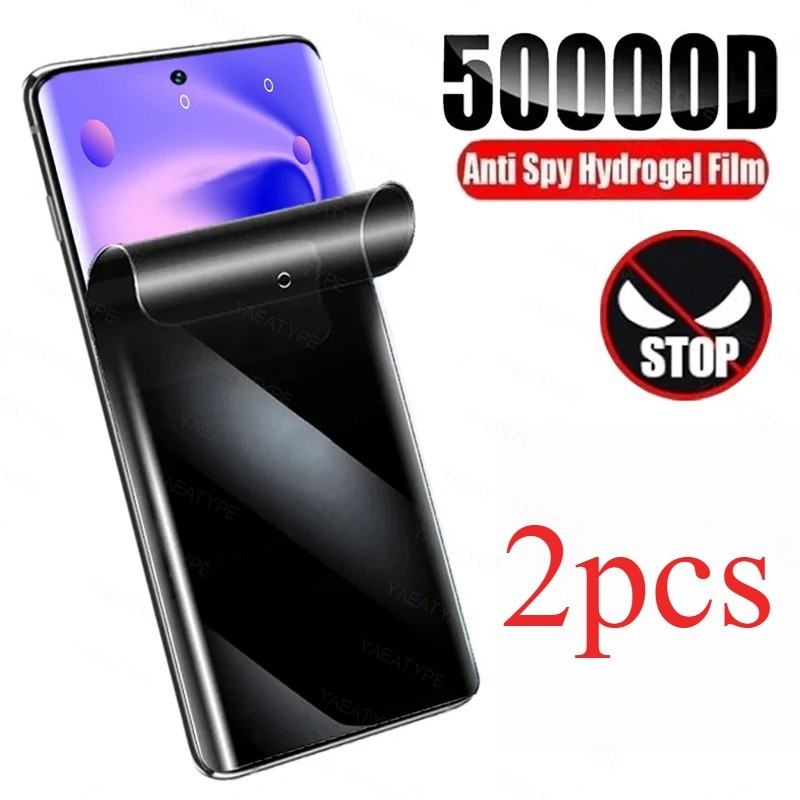 2Pcs HD And Privacy Hydrogel Film For Huawei Y Y6 Y6p Y6s Y7 Y7a Y7p ...