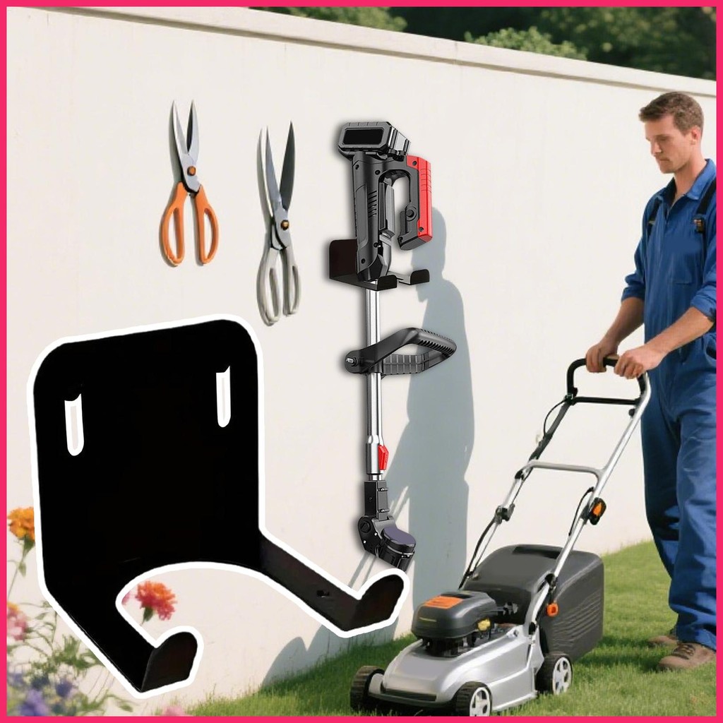 Lawn Mower Storage Rack Garage Storage Garden Tool Rack Sturdy Multi ...