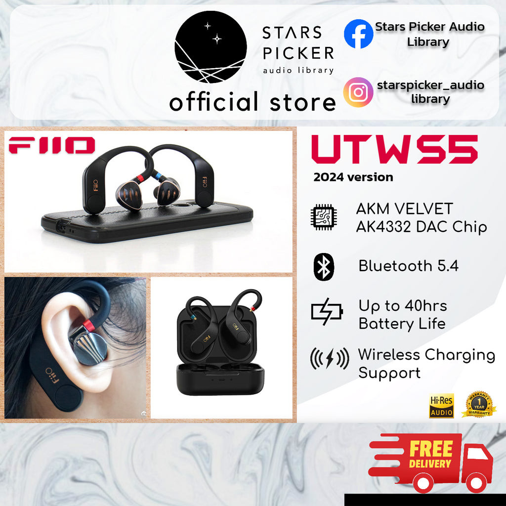 [PM BEST PRICE] FIIO UTWS 5 (2025) - IEM Hook Adapter High Resolution ...