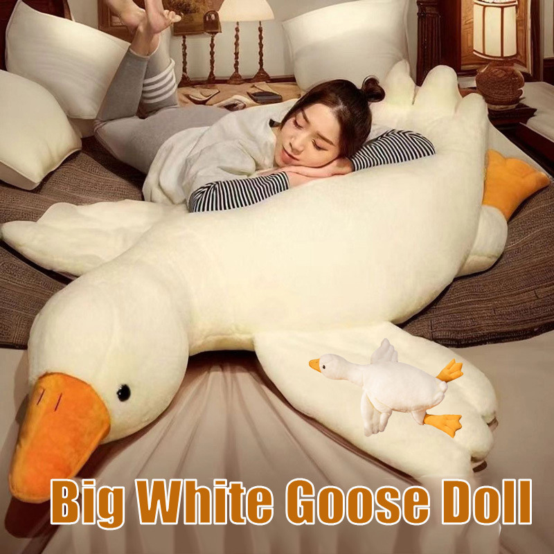 50/90/130/160CM Goose Down Toys Big White Goose Doll Goose Pillow ...