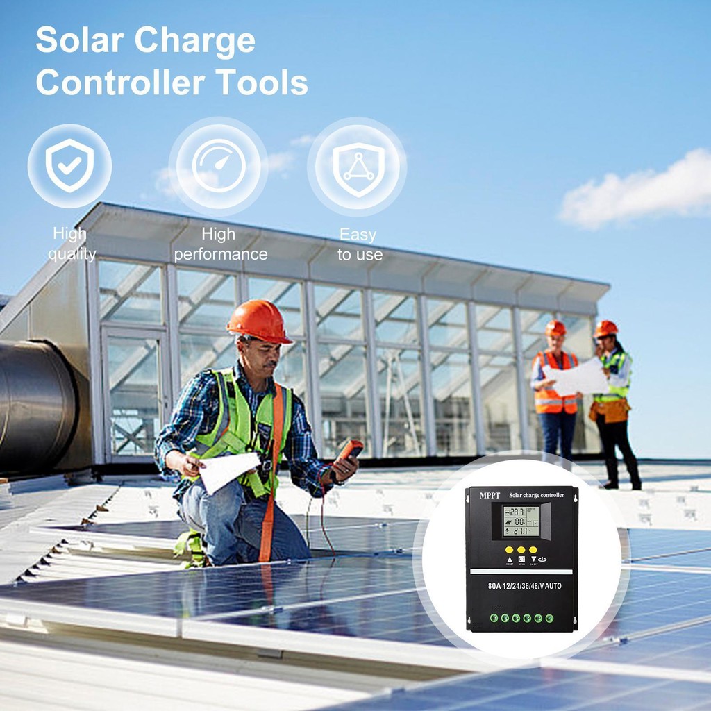 MPPT Solar Regulator Multi-Function Solar Controller with Dual USB ...