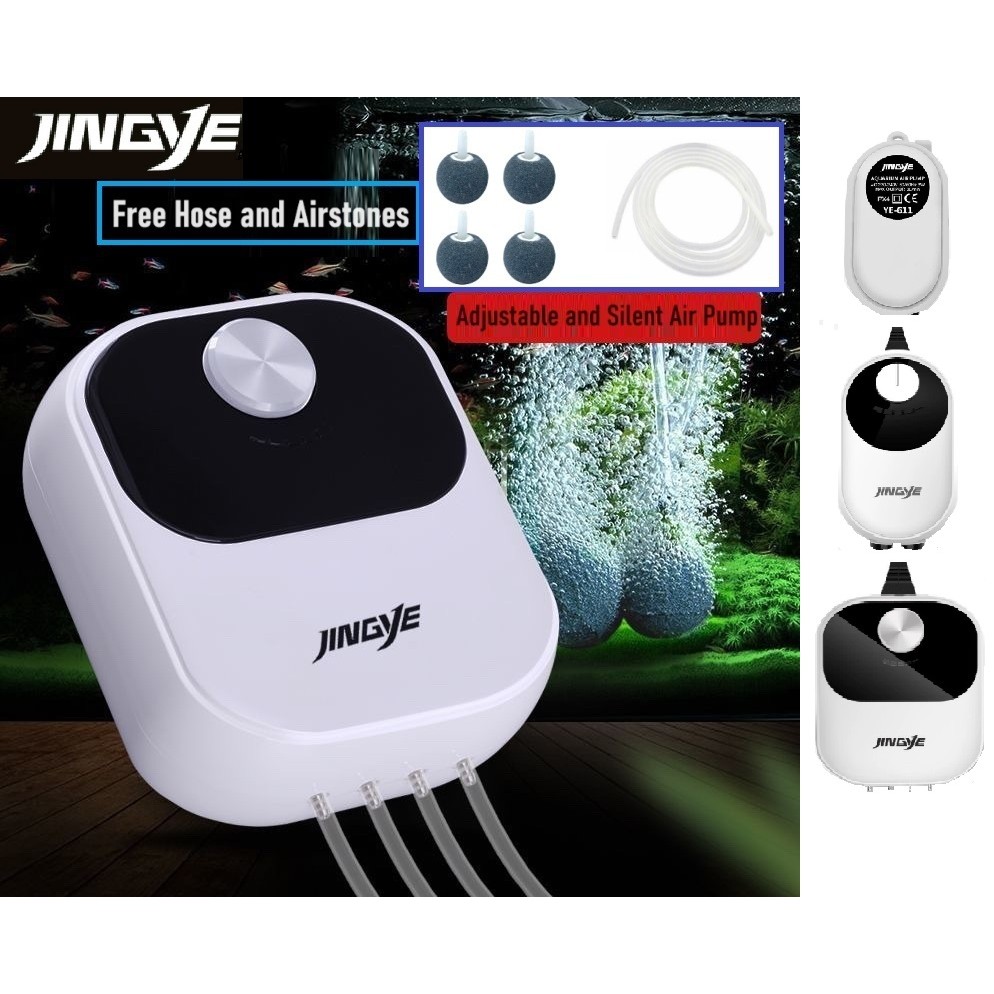 Jingye Super Silent Oxygen Adjustable Air Pump (New Model) YE-618 YE-621 YE-622 YE-623 YE-641 YE ...
