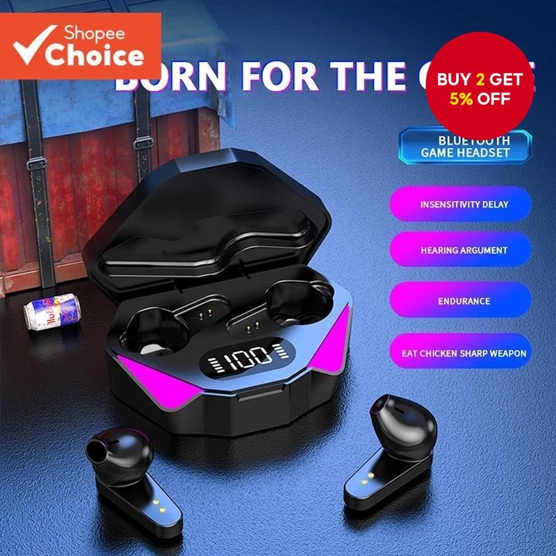 X15 TWS Wireless Bluetooth 5.0 headsets Stereo Surround No Delay Gaming ...