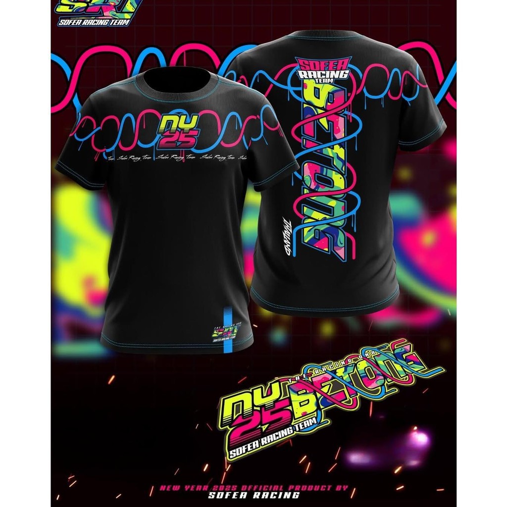 Sofea Racing Team tshirt/ Baju Microfiber Jersi / Jersey Sublimation ...