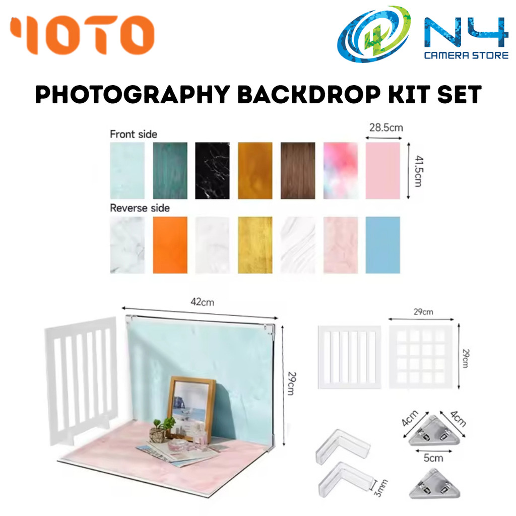 Photography Backdrops Kit for Small Product Photo Background Food ...