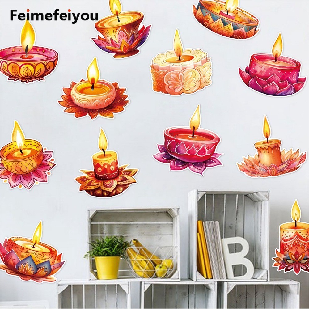 24pcs 2025 Diwali Decoration items Happy Deepavali Festival Decor ...