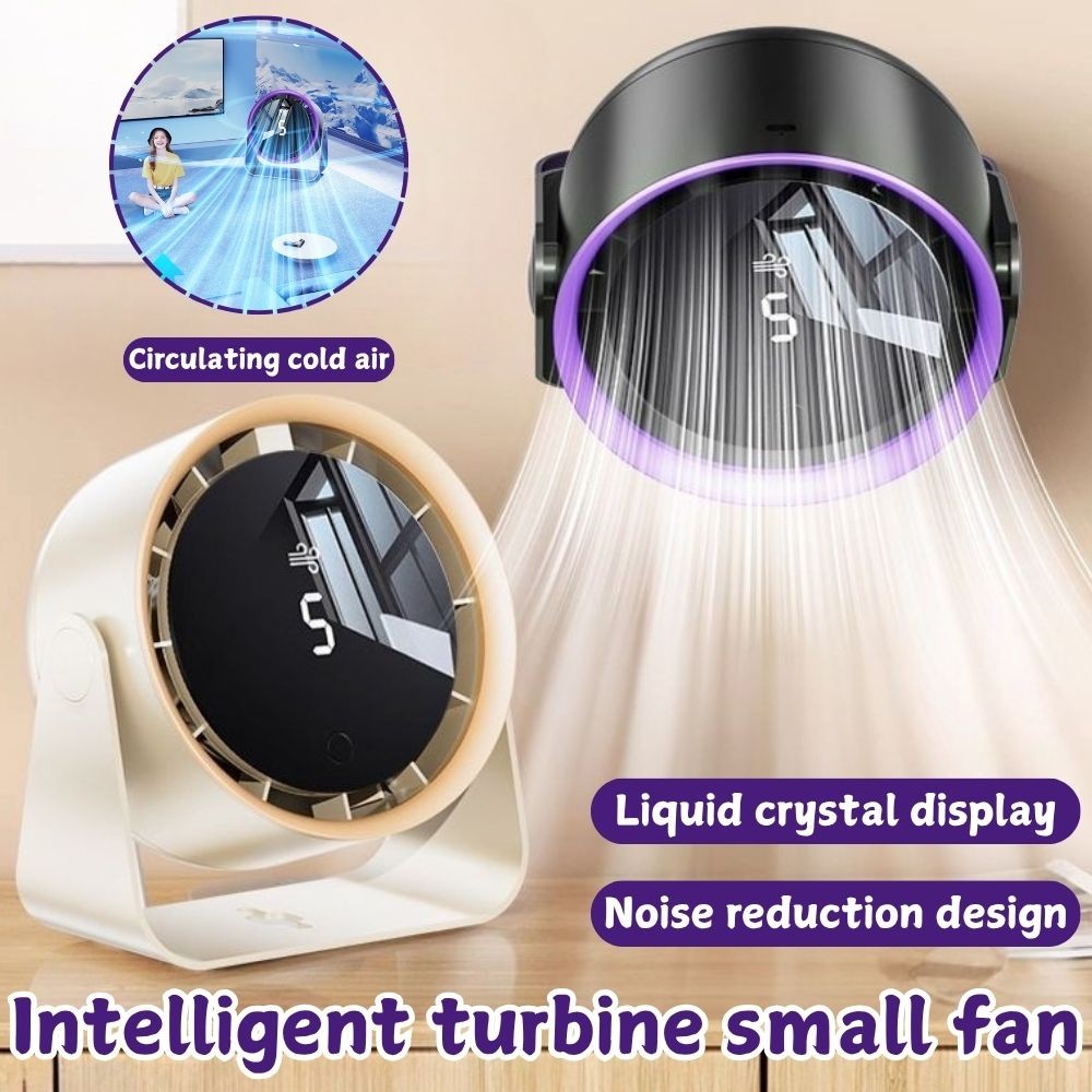 Wall Turbo Desktop Fan High Mount Adjustable 2025 Angle New Speed Quite ...