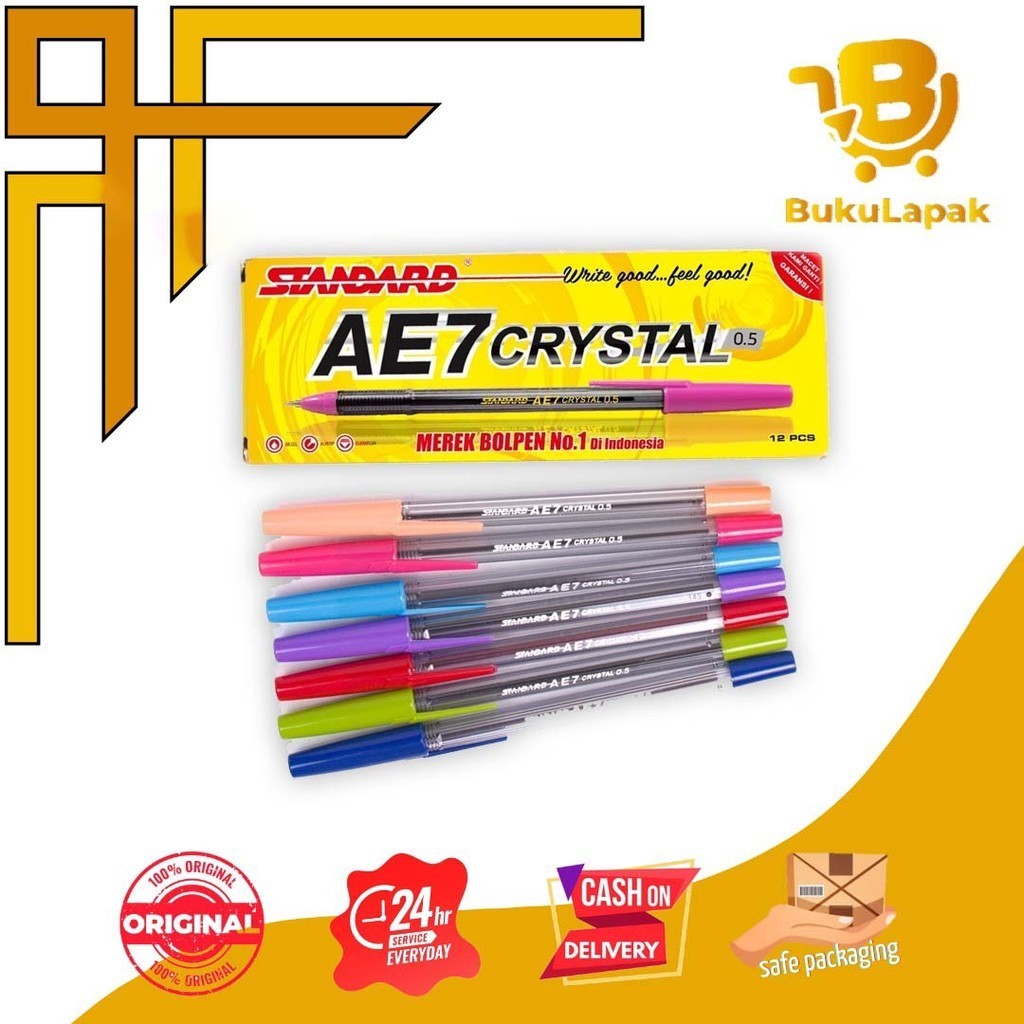 Standard Pen - AE7 Crystal 0.5 (Pen, Pen, Ballpoint) | Shopee Malaysia
