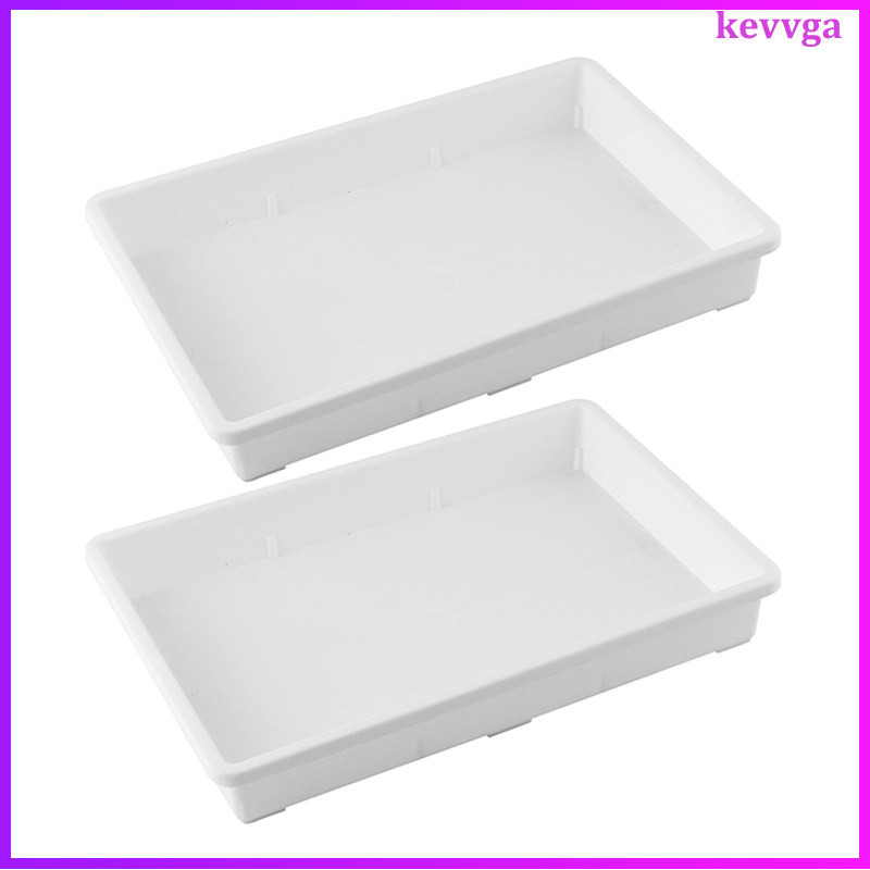 Flower Pot Tray 2 Pcs Succulent Bonsai Drip Trays for Potted Plants ...