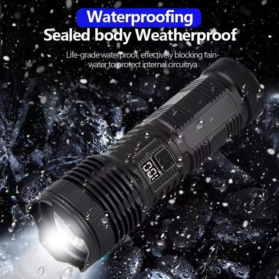 Most Powerful P50 FlashLight Flash light 5 Mode Usb Zoom Led Torch ...