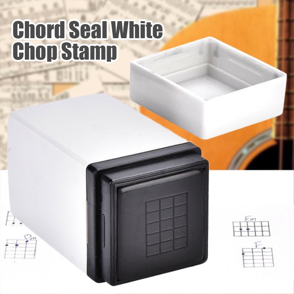 Guitar seal stamp Marking Chord Drawing Grid Classic Guitar Chords ...