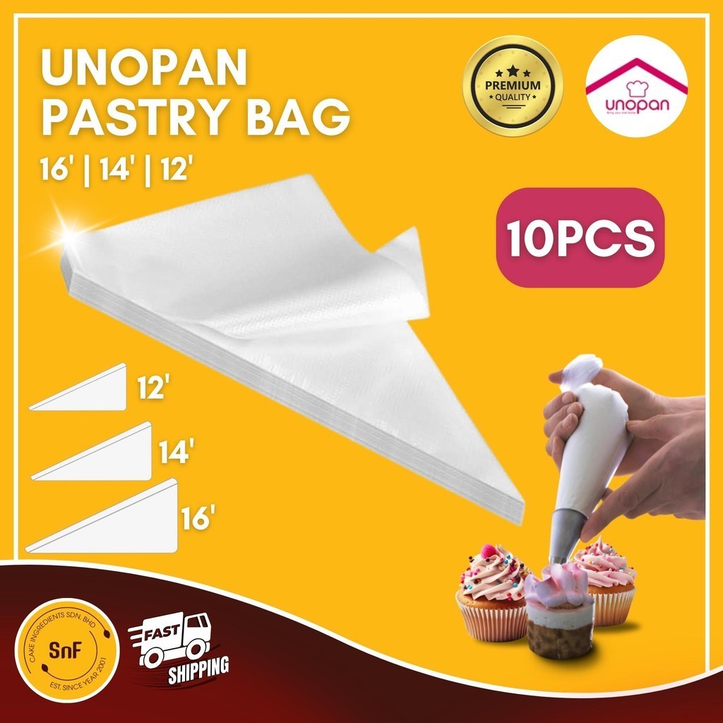 Unopan High Quality Pastry Bag Reusable Piping Bag Nylon Piping Bag ...