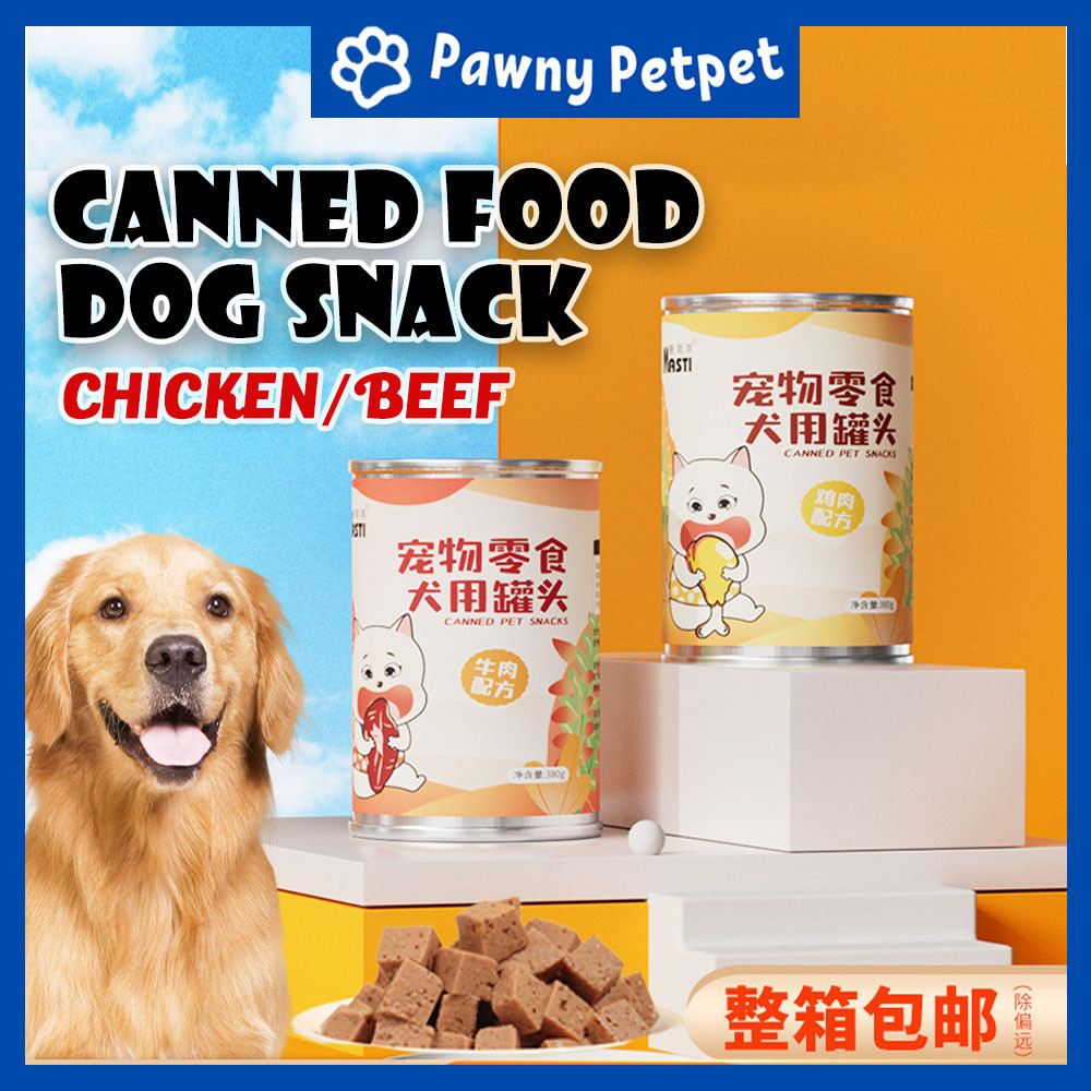 Pawny 380g Masti Dog Canned Food Wet Food Beef Chicken Flavors Dog ...