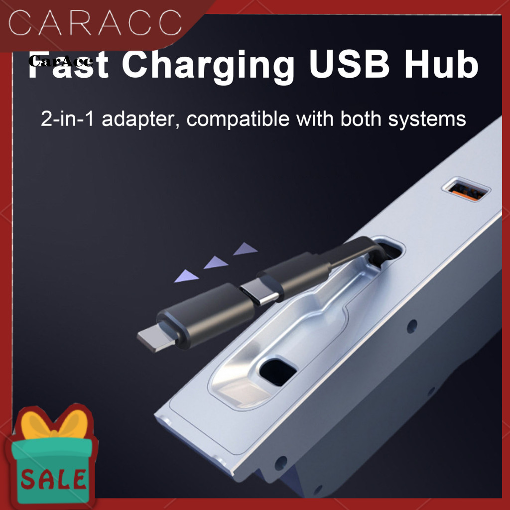 Car Charger Fast Charging Usb Hub Tesla Model 3 Car Usb Hub Charger ...