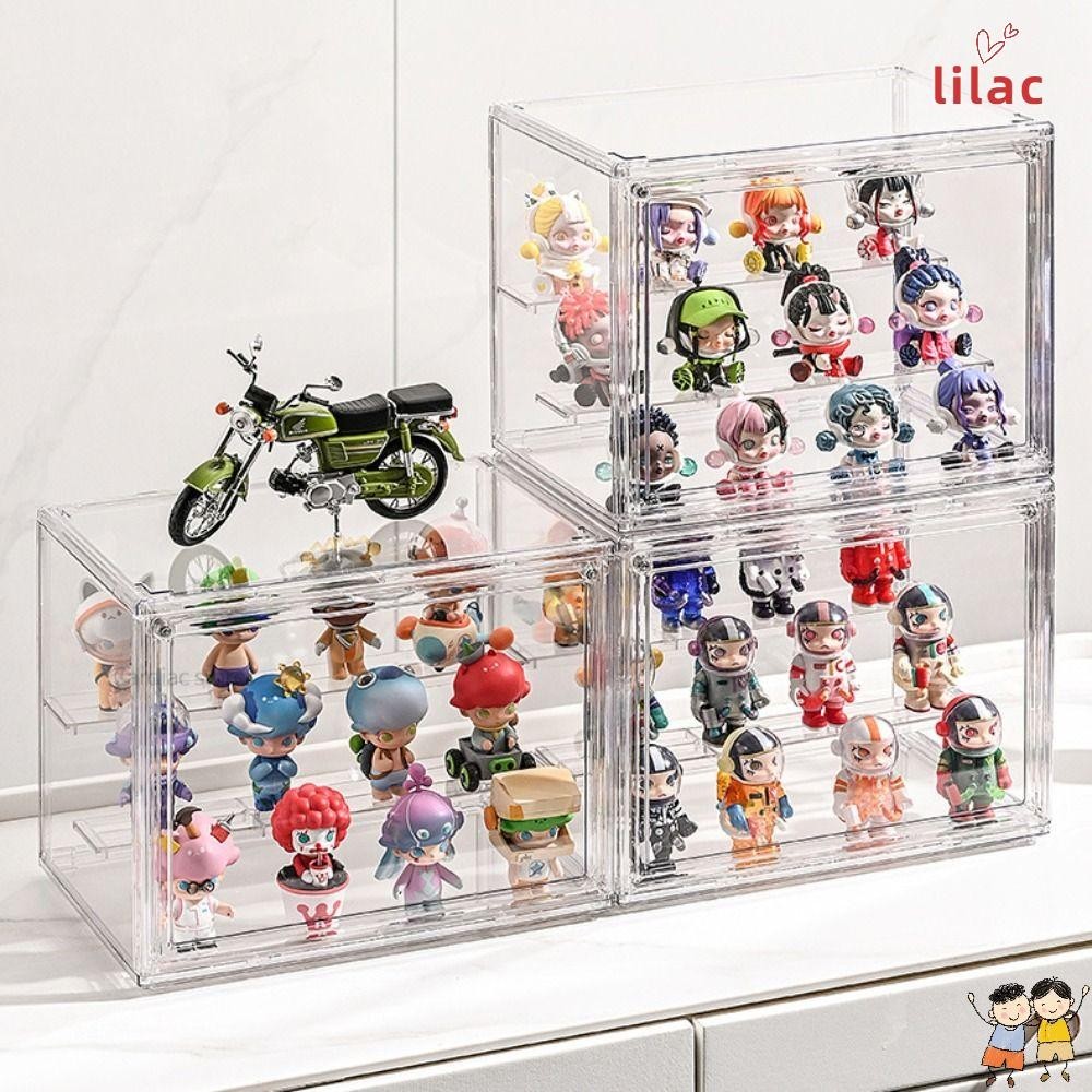 LAC Display Box , Dustproof 3 Tiers Action Figure Organizer, Stackable ...