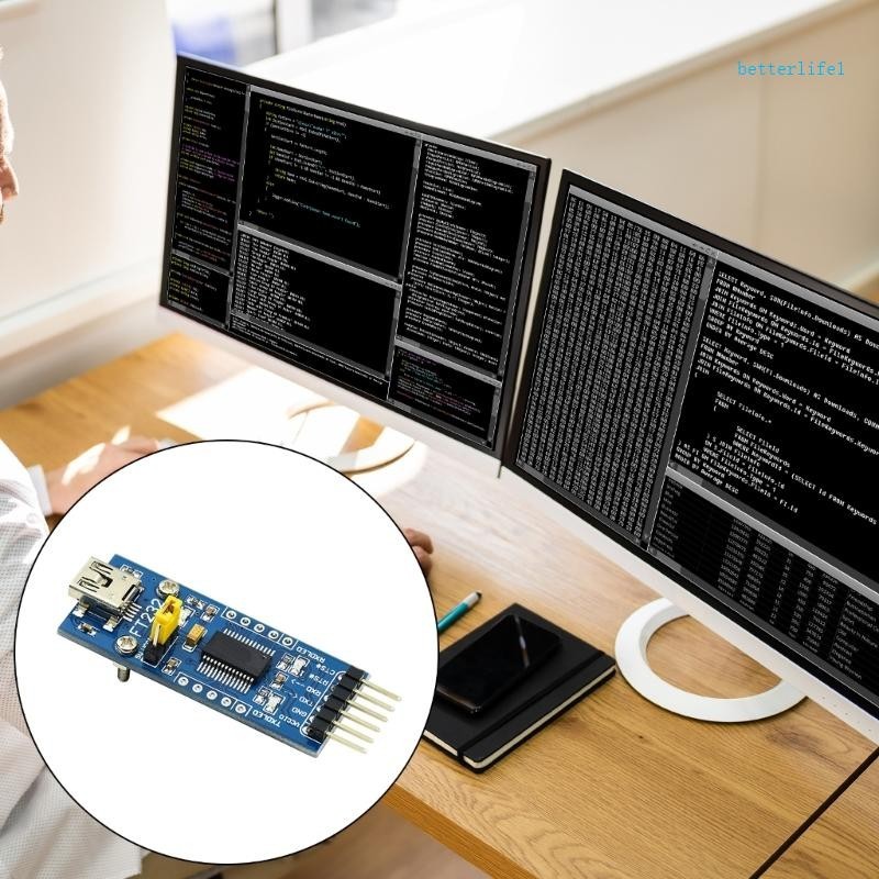 BTM Advanced FT232 USB to UART Serial Port Module Parallel Converters ...