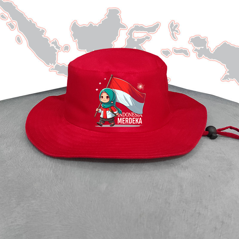 Jungle Bucket Hats For Girls And Boys For The Indonesian Independence ...