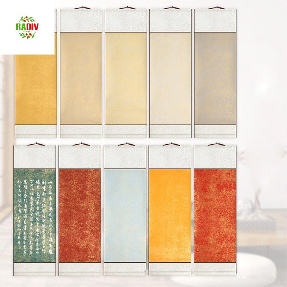 RADIV Gilded Rice Paper Scroll, Painting Drawing Paper Self-made Gifts ...