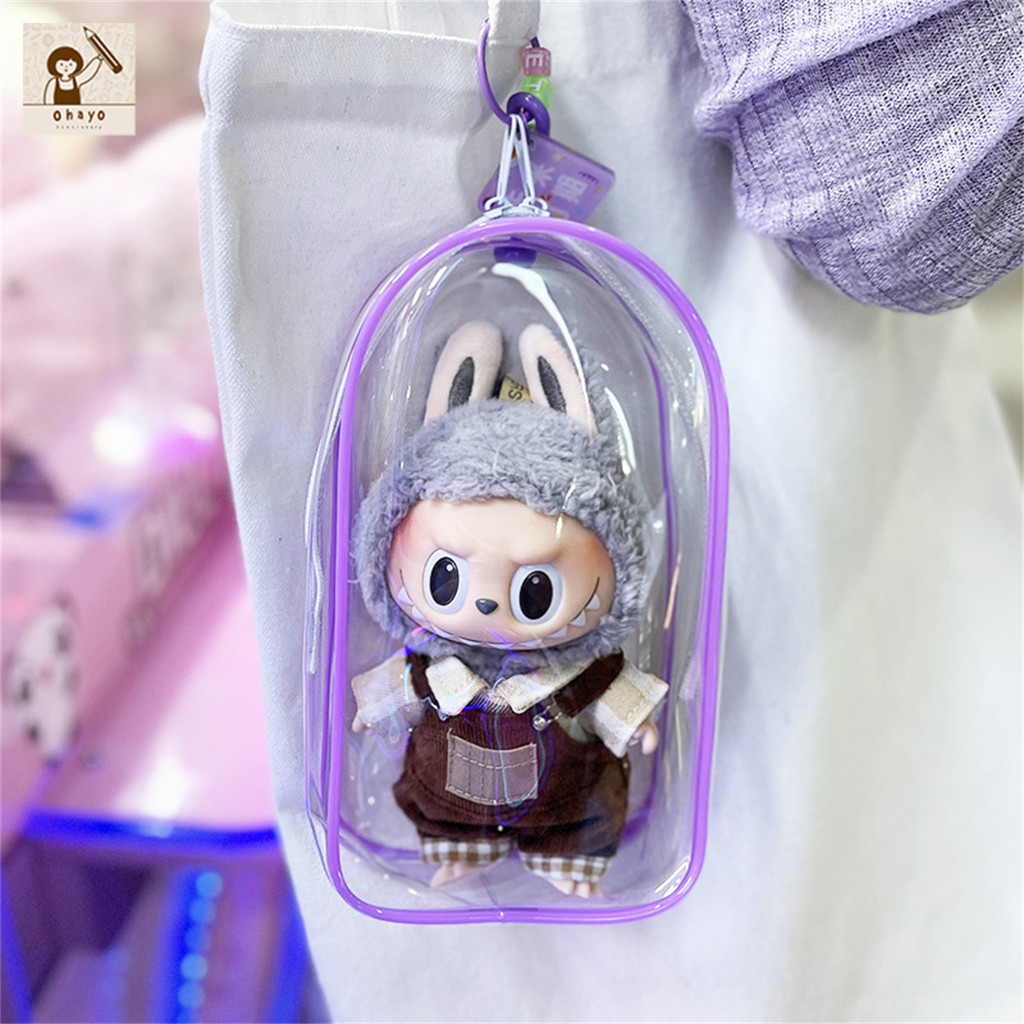 Clear Plastic Bag For Doll 19cm Transparent Pouch Labuh Dustproof ...