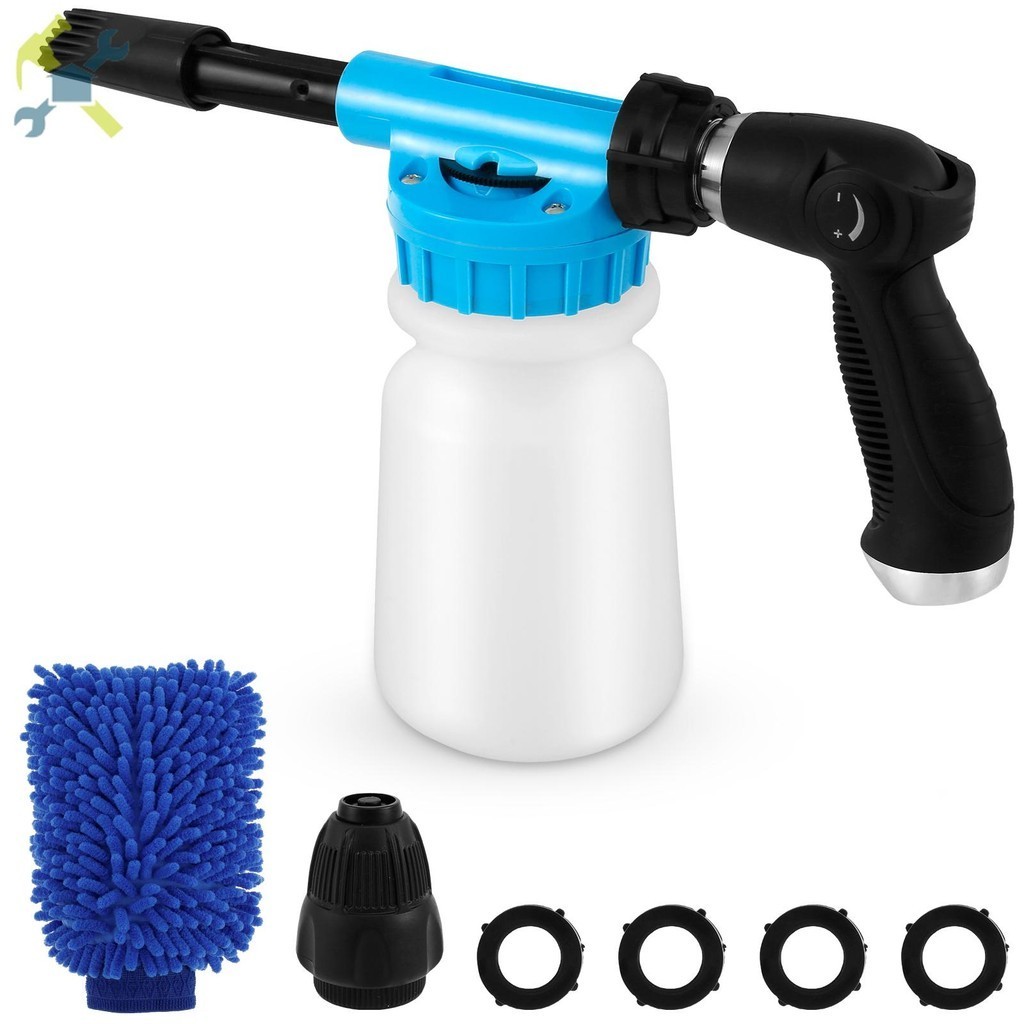Snow Foam Sprayer 1000ml Car Wash Spray Lance 360° Adjustable Nozzle ...