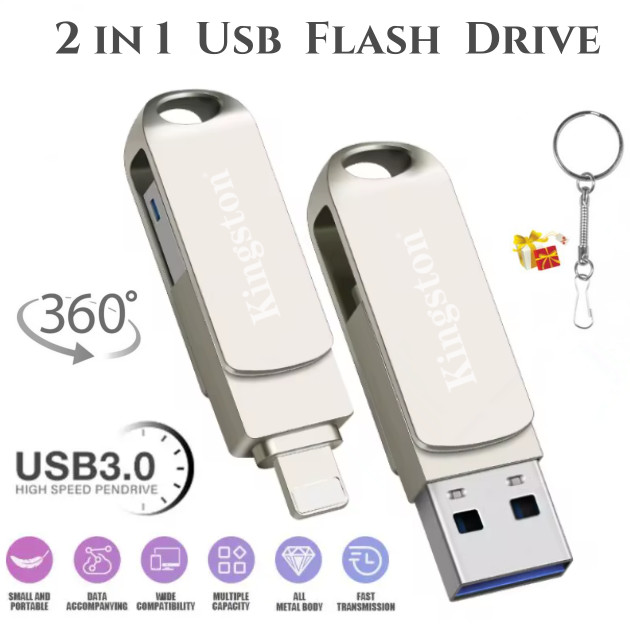 Otg Pendrive 2 in 1 Usb Flash Drive 512GB Otg Thumb Drive 1TB Otg ...