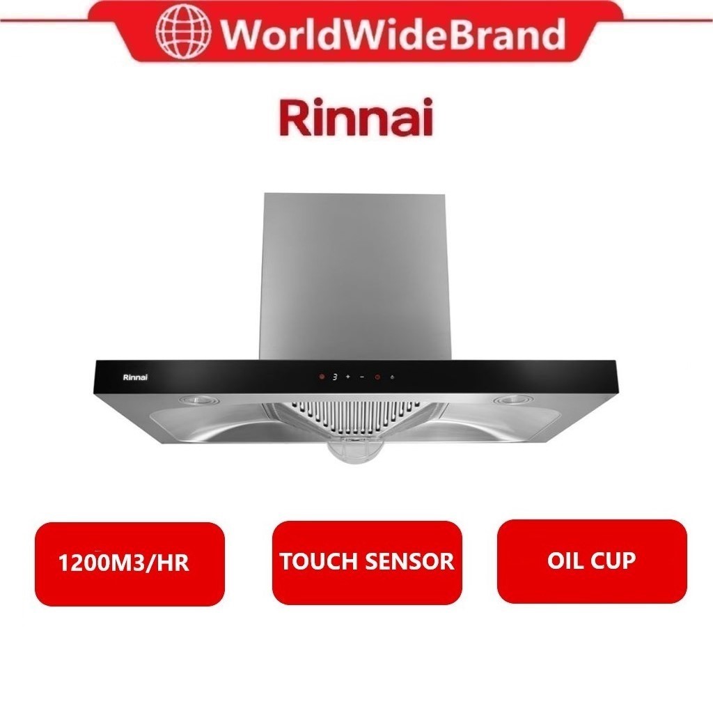 Rinnai Cooker Hood RH-C1319-SSW Chimney Hood 90cm | Shopee Malaysia