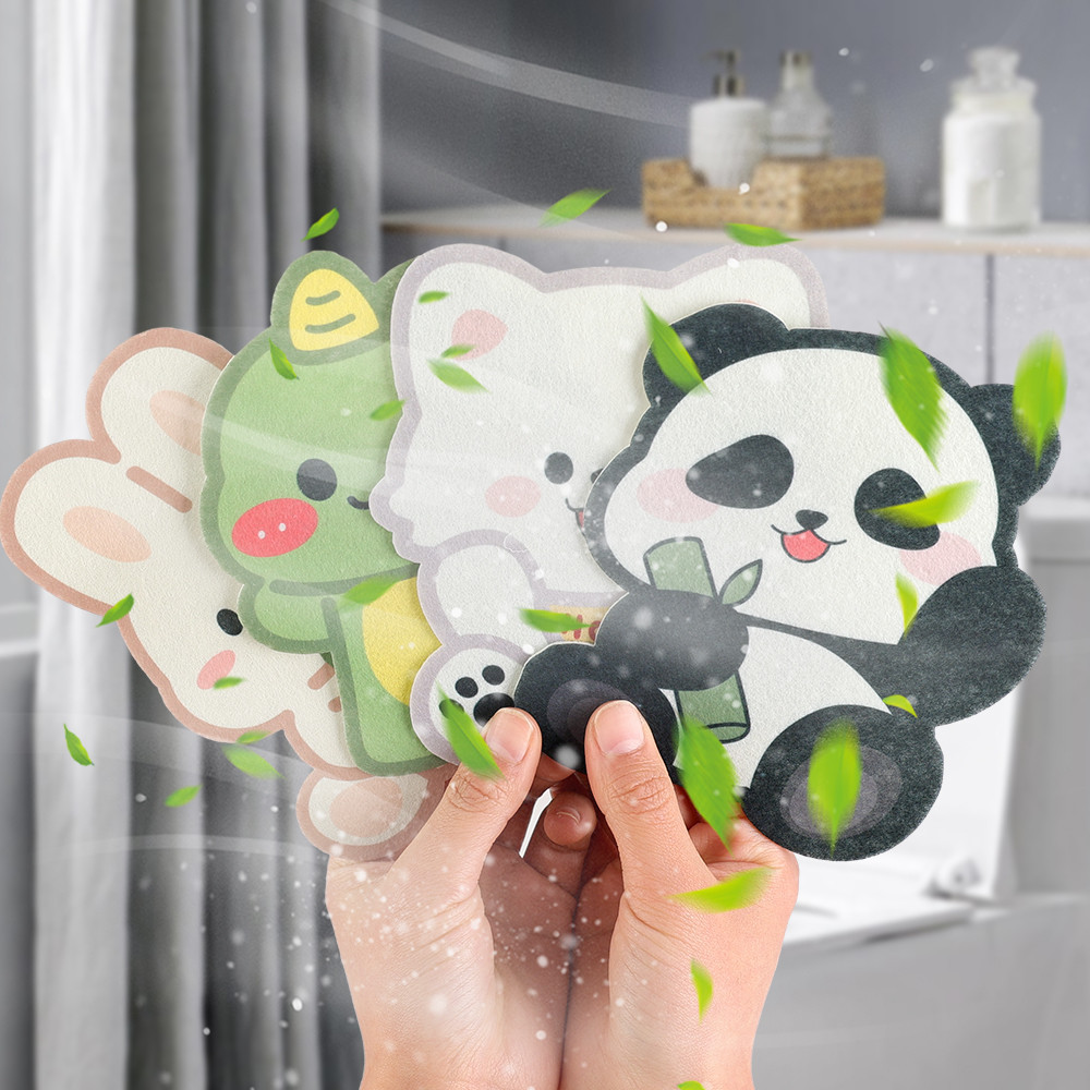 Toilet Deodorant Sticker Cartoon Deodorizing Self-adhesive Posters ...